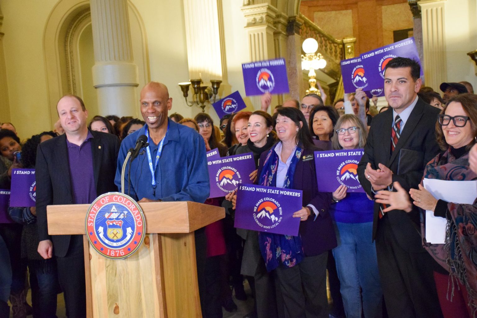 28,000 state workers win support of Gov. Polis to collectively bargain ...