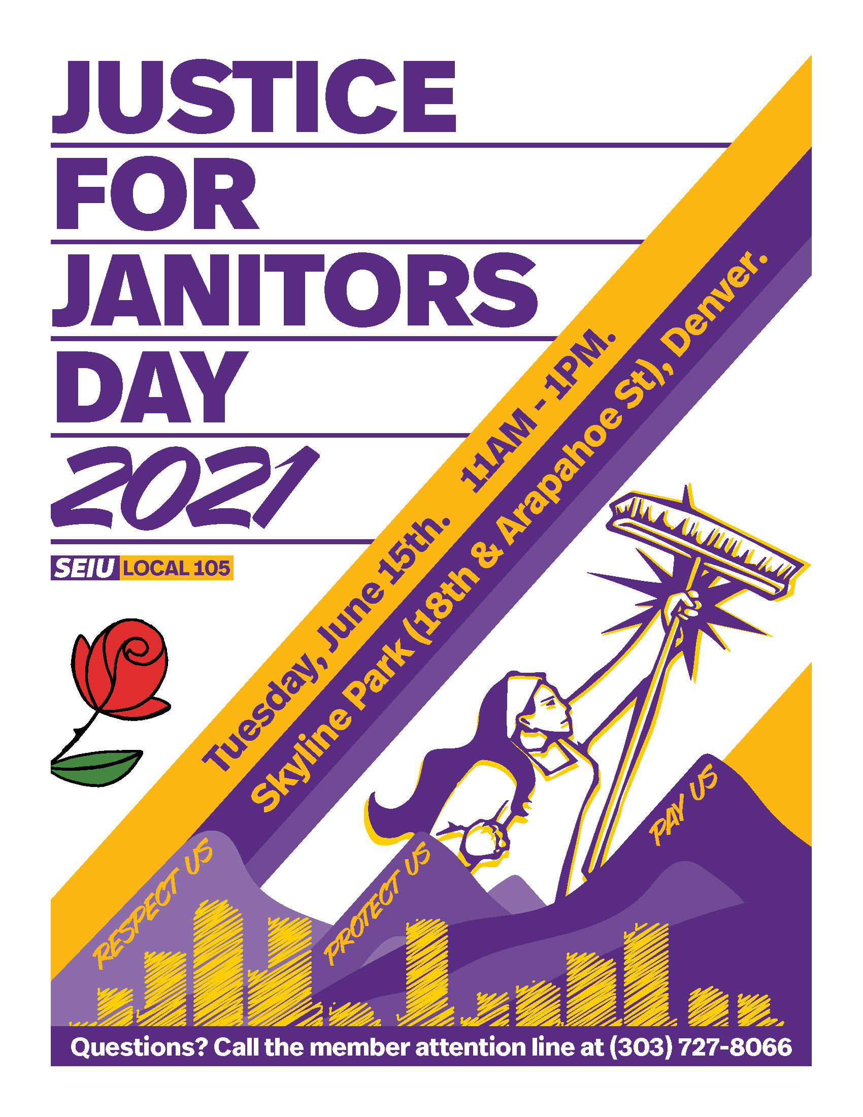 TAKE ACTION: 2021 Justice for Janitors Day! - SEIU Local 105