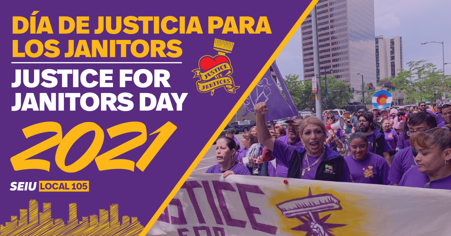 TAKE ACTION: 2021 Justice for Janitors Day! - SEIU Local 105