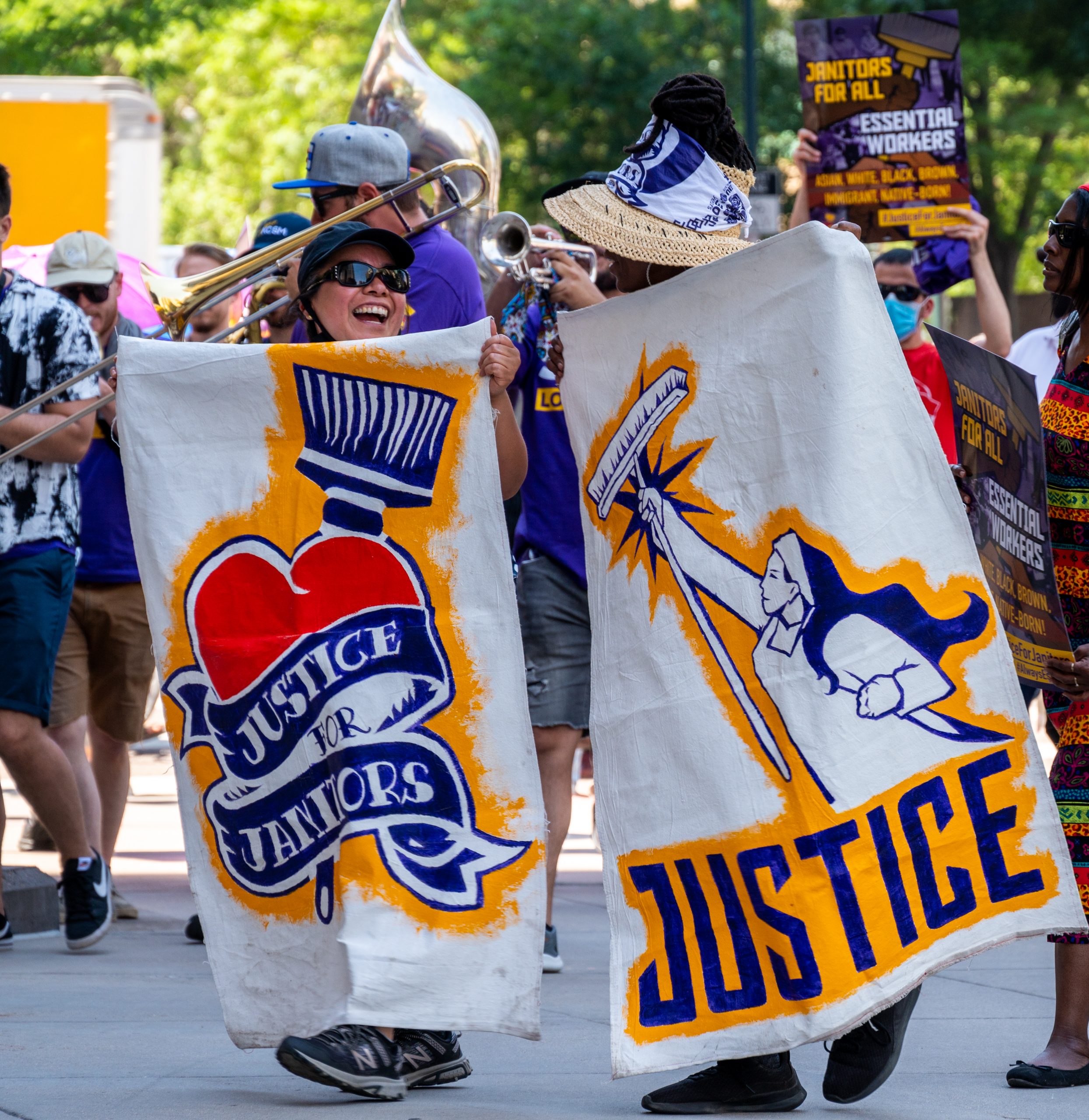 Justice for Janitors Day in Denver, 2021 - SEIU Local 105